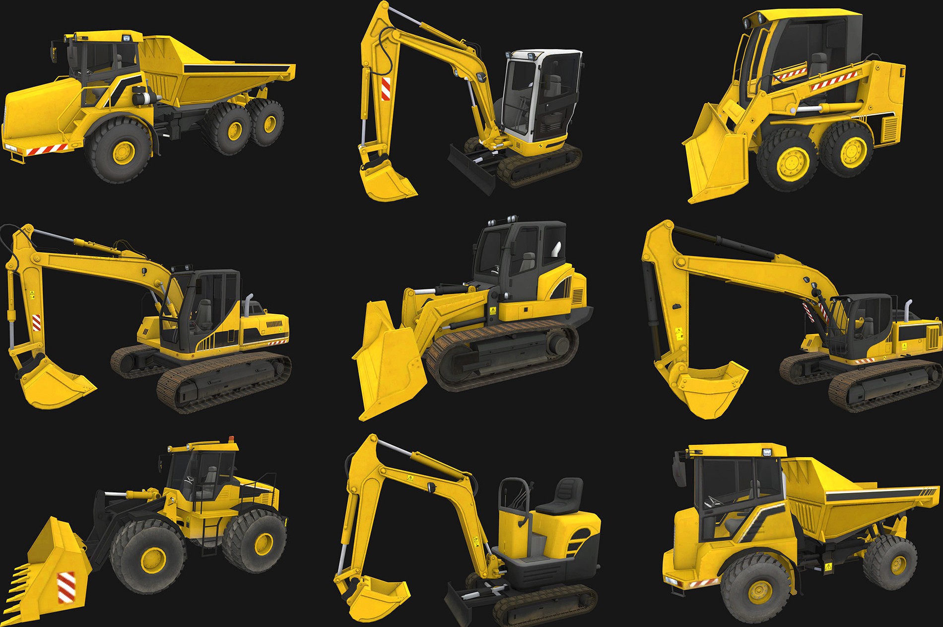 Construction Vehicles 3d model