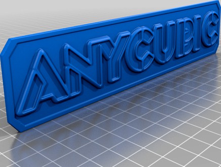 Anycubic Logo by elevenbravodesign 3d model