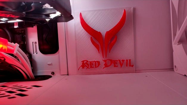 Powercolor Red Devil Logo by Zlupo 3d model
