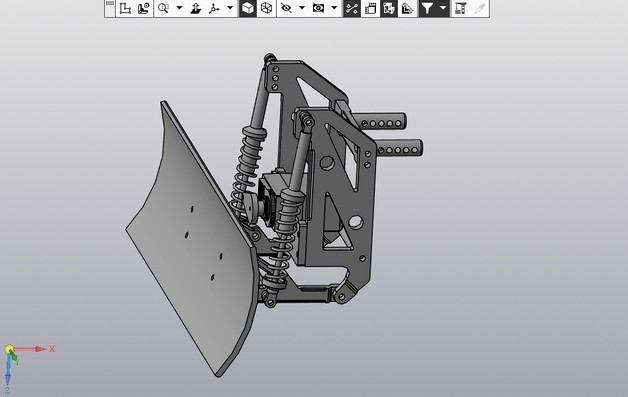 RC snow plow by AthlonXP 3d model