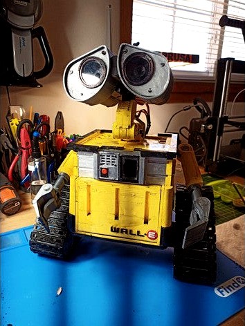 WALL-E (control though Bluetooth Android app via ESP32) by ZDC 3d model