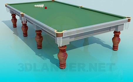 3D Model Billiard table