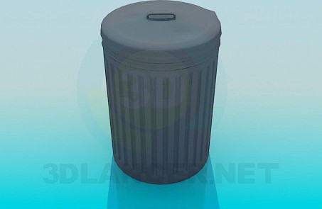 3D Model Garbage pail
