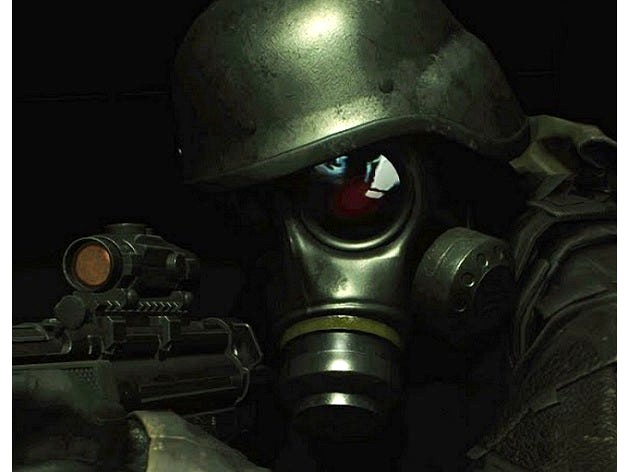 HUNK RE2 Remake Mask Filters by Vermaak 3d model