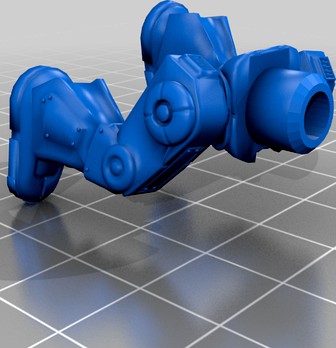 6mm Sci-fi "Big Mac" Mech by J_G_E 3d model