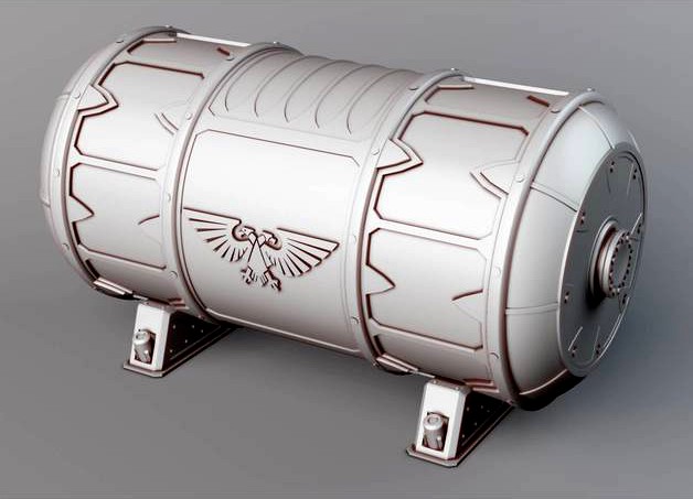 Modular Fuel Tank - Warhammer 40K/30K/Necromunda/Dark Sci-fi board ...