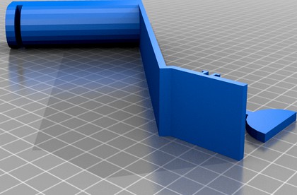 Filament holder for Snapmaker 2 enclosing by bni1327 3d model