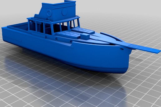 Remastered Orca Boat from Jaws by OrcaJawsBoat 3d model