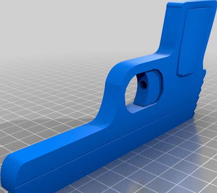Rubber band gun - easy spring insertion by SapoLAB 3d model