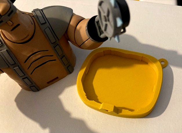 Krang Android NECA Belt Base for Stern TMNT Pinball Playfield by ...