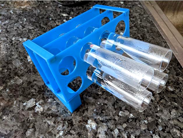 Parametric culture slant rack by kmcallister5 3d model