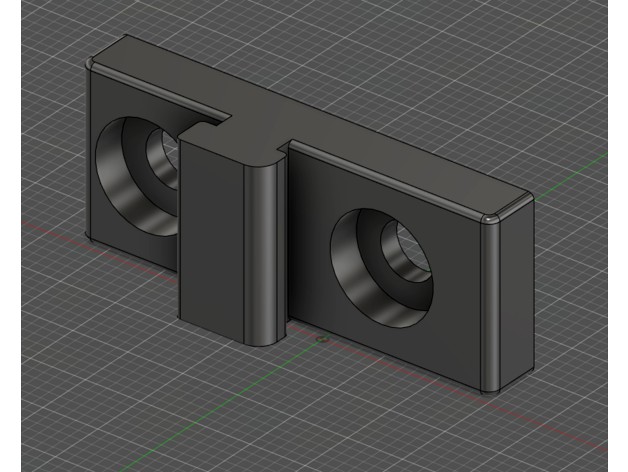 Whiteboard T Slot Wall Hanger by deviousbehaviour 3d model