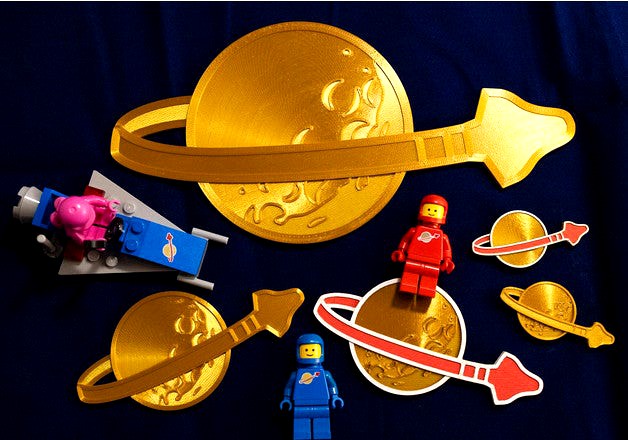 LEGO™ Classic Space Logo by CaptainFwiffo 3d model