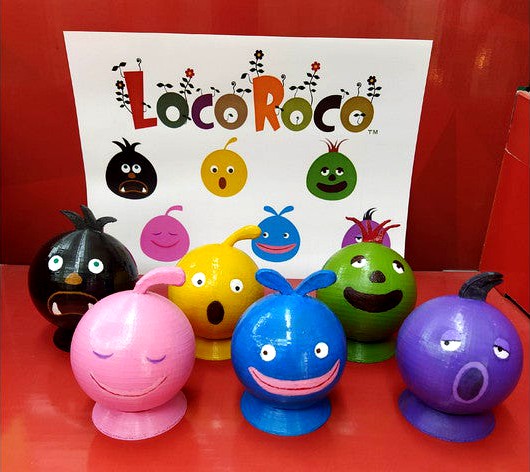 Locoroco and friends by tomatecherry 3d model