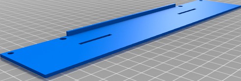 8.8in LCD Canted Mount by kb3vwt 3d model