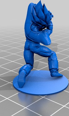 Vegeta Super Saiyan Galick Gun (Dragon Ball Z) by Rainer3DPrints model