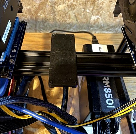 2040 aluminum extrusion GPU Mount by ma3er 3d model