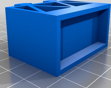 Ender 3 v2 Asymmetric Riser foot by bryfdir 3d model