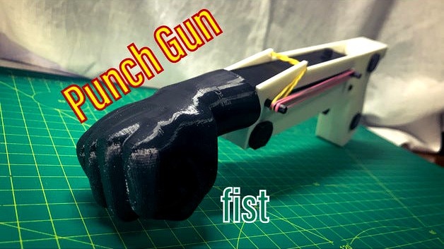 one Punch Gun by ThEXWorld 3d model