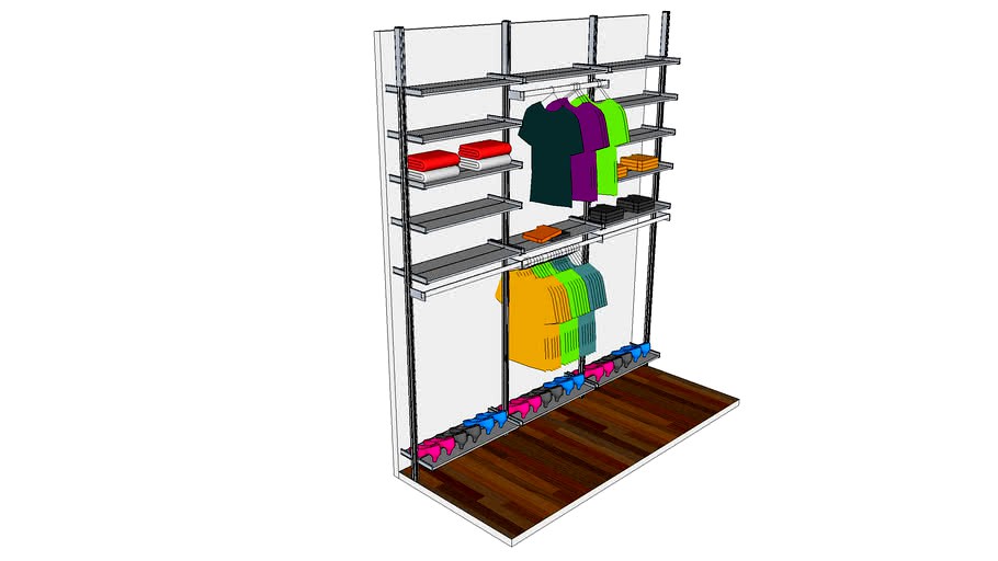 ISS Designs Modular Shelving - Closet Shelving System with Aluminum ...