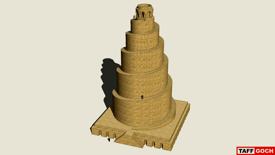 Malwiya Tower 3d model