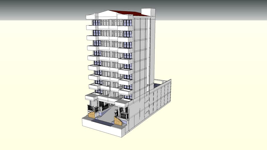 multifamiliar 3d model