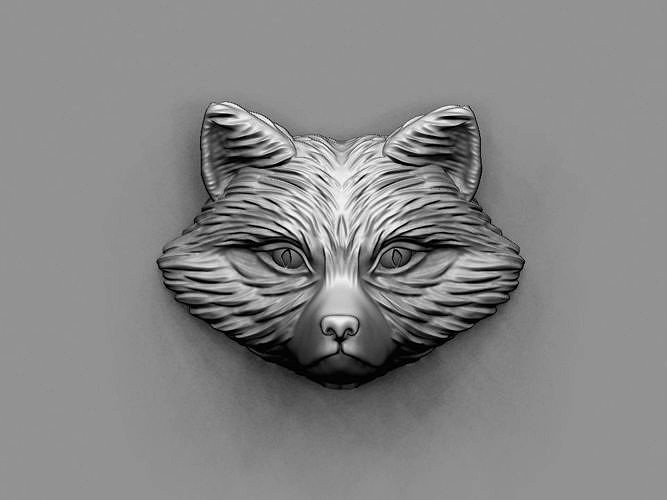 Fox head 3D print model | 3D