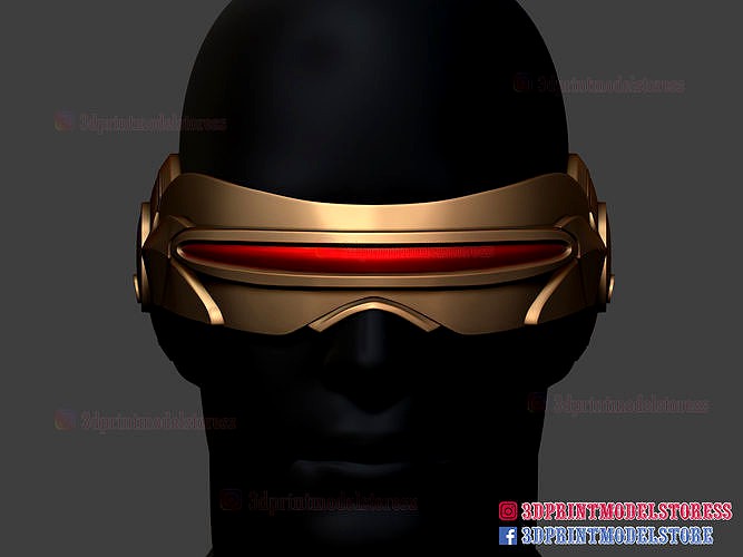 Cyclops X-Men Mask - Marvel Cosplay Helmet | 3D model
