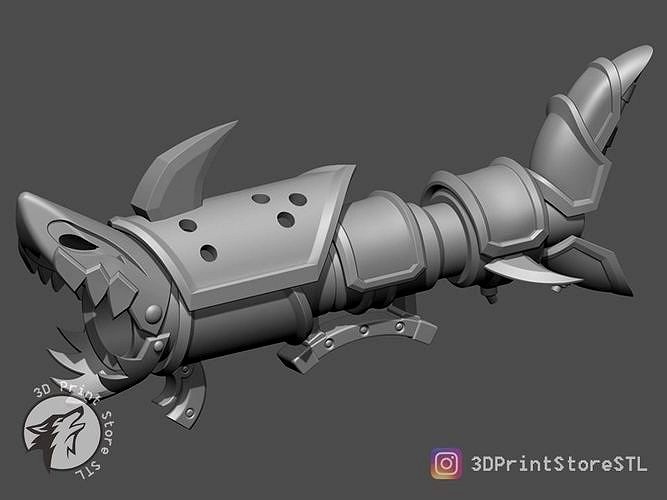Jinx Fishbones LOL league of legends - Fan Art | 3D model