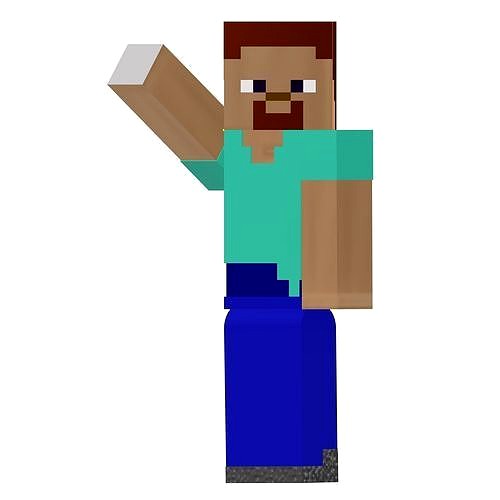 Steve from Minecraft | 3D model
