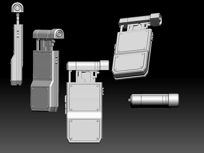 BLADE RUNNER 2049 Retinal eye scanner model | 3D