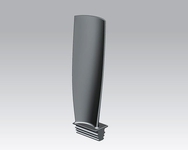Turbine Blade 3D print model | 3D