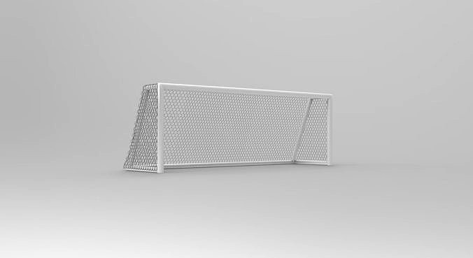 3d model football goal