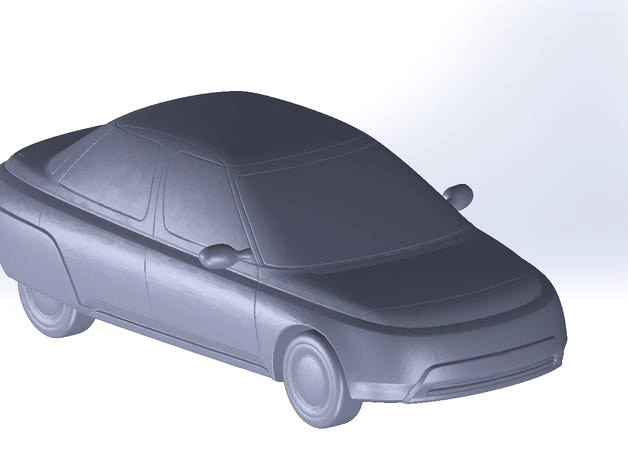 Honda FSR Concept Car by lilykill 3d model