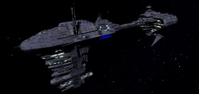 STAR WARS - NEBULON B FRIGATE 3d model