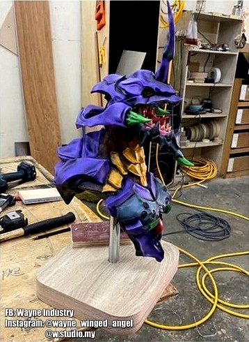 EVA 01 - Evangelion Bust STL | 3D model