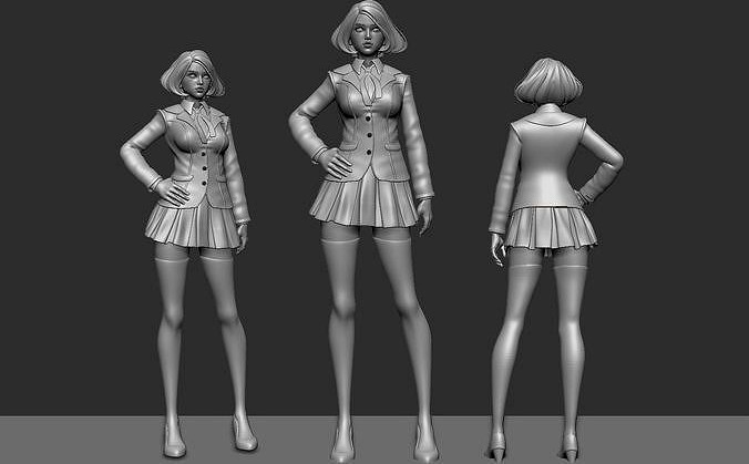 Female 3d printable model | 3D