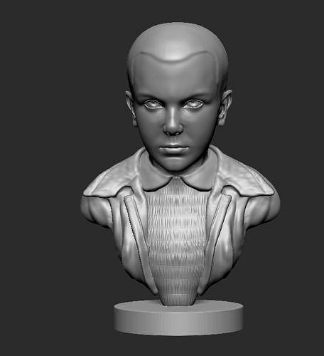 Eleven Stranger Things Bust | 3D model