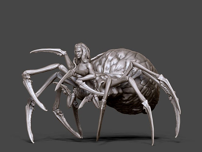 Arachne - Spider queen- 35mm scale | 3D model