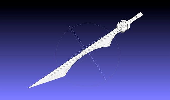 RWBY Penny Floating Array Sword Printable Assembly | 3D model