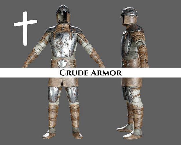 Medieval Crude Armor 3d model