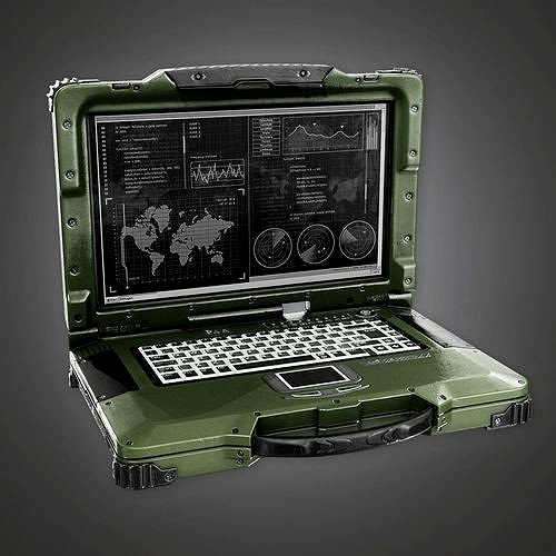 MLT - Military Field Computer - PBR Game Ready 3d model