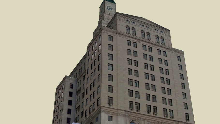 Wells Fargo Building 3d model