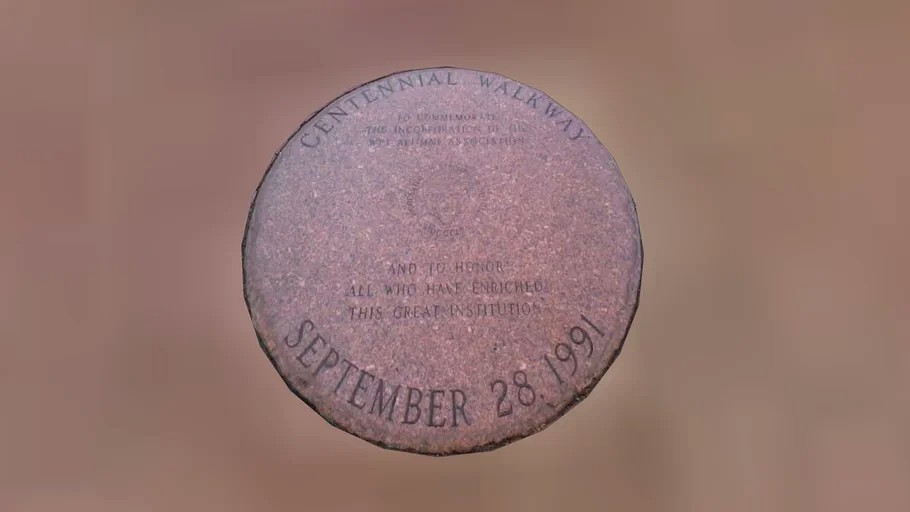 WPI seal 3d model