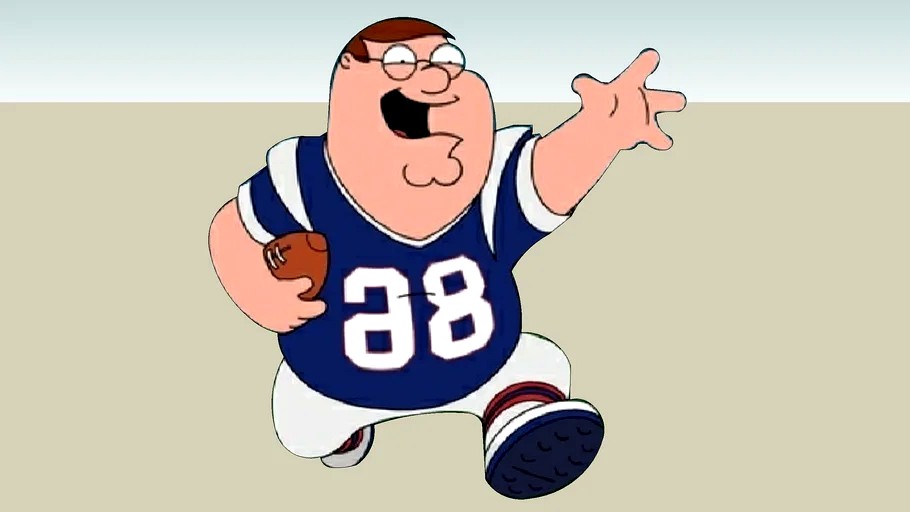 2D Peter Griffin 3d model