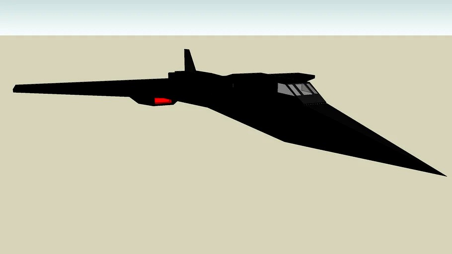 stealth plane 3d model