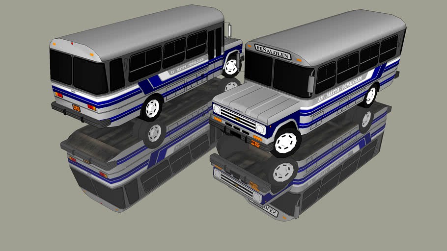 1978 CAIO JARAGÚA (CHEVROLET D40) 3d model