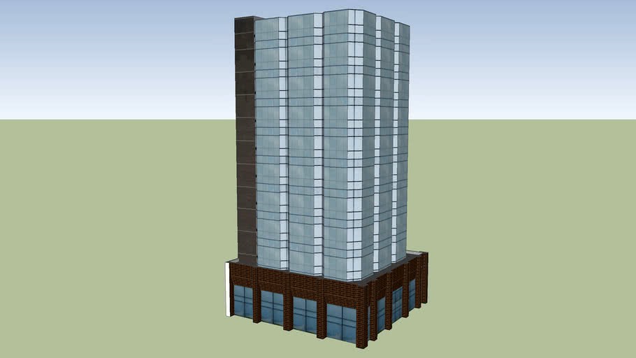torre banorte 3d model
