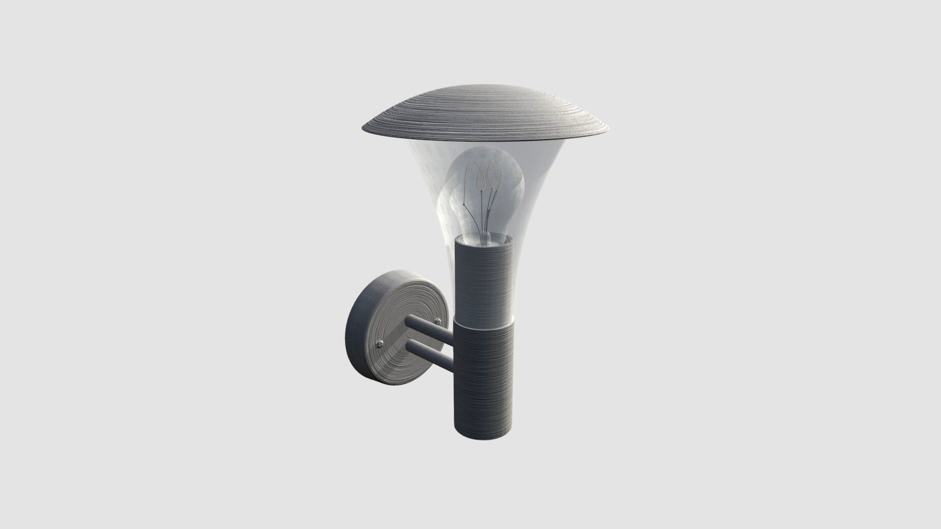 Highly detailed model of lamp 3d