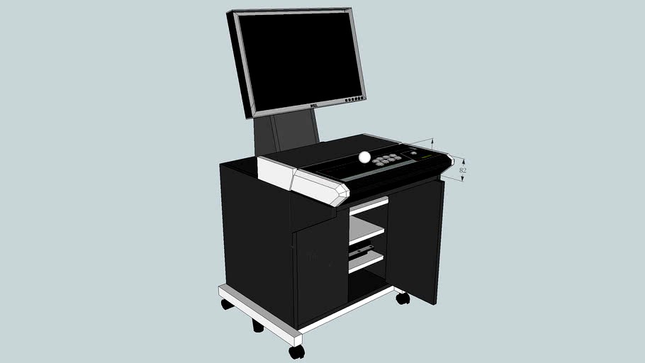 GOezGO Xbox game table 3d model